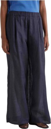 Meimeij Femme, Pantalons, Bleu, Taille: 36 FR Comet Wide Pantalons