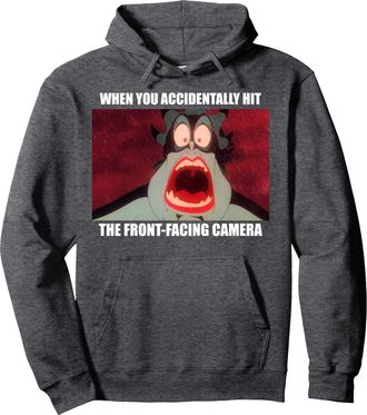 Disney The Little Mermaid Ursula Front-Facing Camera Meme Pullover Hoodie