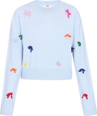 Mymo Pullover Frauen hellblau