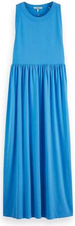 Scotch & Soda Womens Tank Jersey midi Casual Dress, Aqua Blue, Medium