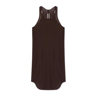 Rick Owens Homme, Tops, Brun, Taille: S Basic Rib Tank