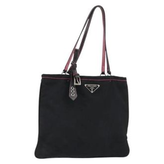 Prada Sac cabas en nylon pr&eacute;-appr&eacute;ci&eacute; - Femme - Pre-owned - Noir - Taille: ONE Size