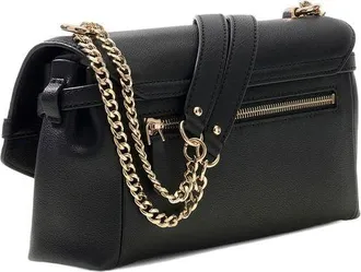 Guess Womens Crossbody Bag Black Polyurethane - Crossbody-Bags