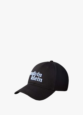 Calvin Klein Casquette &agrave; logo brod&eacute; en coton