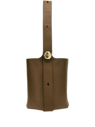 Loewe sac seau Pebble m&eacute;dium - Marron