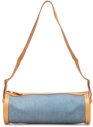 Herm&egrave;s Hobo Bags - Denim and Calfskin Sac Doremi 33 - Gr. unisize - in Blau - f&uuml;r Damen