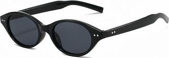 Generic Lunettes De Soleil Ovales &Agrave; Petite Monture, Tendance For Hommes Et Femmes, Polaris&eacute;es, For La Conduite, Le Sport Et Les Vacances.(Black)