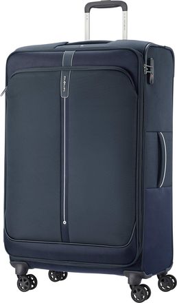 Samsonite Popsoda - Spinner L Erweiterbar Koffer, 78 cm, 105/112.5 L, Blau (Dark Blue)