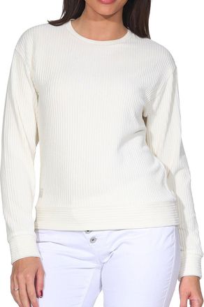 Ragwear Damen Cord Pullover Sweathsirt Rundhals Dellani Cordy 2521-30004 Ivory (7010) M