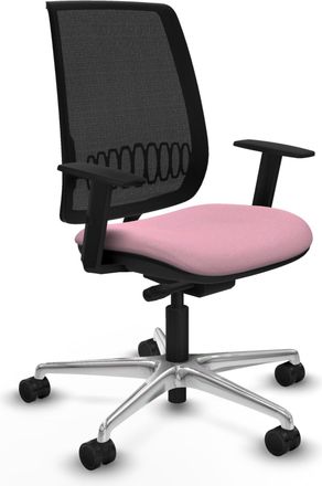 Piqueras y Crespo Alares Schreibtischstuhl mit 1D-Armen, h&ouml;henverstellbare Lendenwirbelst&uuml;tze, ausgestattet mit Syncro/Traslack und eingespritztem Schaum. Mit Rollen vo