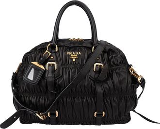 Prada Crossbody Bags - Prada Quilted Leather City Handbag - Gr. unisize - in Schwarz - f&uuml;r Damen