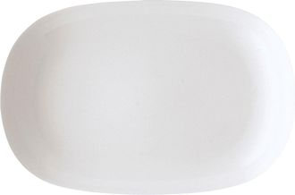 Arzberg Form 1382 Weiss Platte 32 cm, Porzellan, White, 33.8 x 22.6 x 4.4 cm