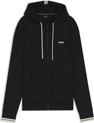 BOSS Fz Hoodie Zone Maillot de surv&ecirc;tement, Noir 002, M Homme