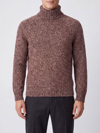 Brunello Cucinelli Rollkragenpullover aus Seide, Kaschmir und Wolle mit Rippb&uuml;ndchen