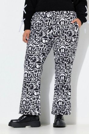 Angel Of Style Schlupfhose Hose Schlag Scubajersey Smileys