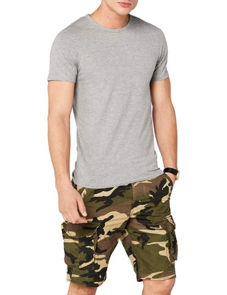 Jack & Jones Jack & Jones Herren Basic O-Neck Tee S/S NOOS T-Shirt, Grau (Light Grey Melange JJ Light Grey Melange), XXL