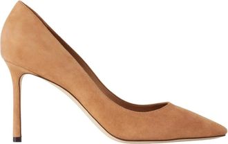 Jimmy Choo London Femme, Chaussures, Brun, Taille: 36 1/2 EU Romy 85 Escarpins en Daim
