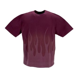Vision Of Super Corrosive Flames Tee - - Tops - Herren - Lila - XL