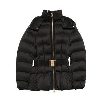 Elisabetta Franchi Femme, Vestes, Noir, Taille: 42 FR Winter Vestes