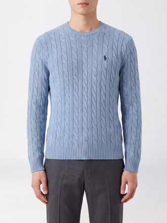 Polo Ralph Lauren Pullover mit Rundhalsausschnitt aus Wolle und Kaschmir mit gesticktem Pony-Logo