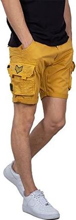 Alpha Industries Alpha Industries Alpha Indutries Crew Patch Short pour Homme, Wheat, 33