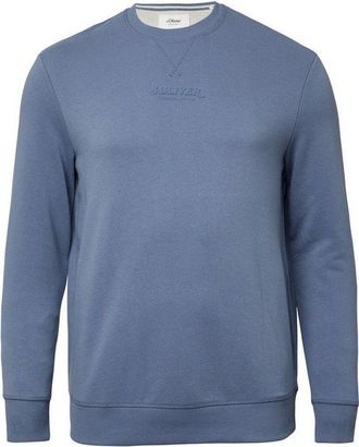 s.Oliver Sweatshirt Sweatshirt W&auml;rmendes Sweatshirt mit Logo-Artwork