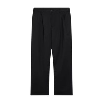 Carhartt Work in Progress Pantalon de travail pliss&eacute; - Homme - Pantalons - Noir - Taille: W33