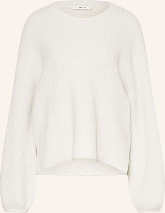 Gestuz Pullover Gzalpha Mit Alpaka Und Glitzergarn weiss