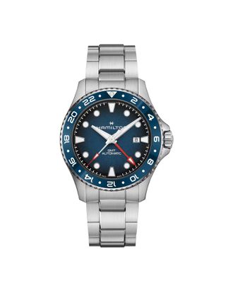 Hamilton KHAKI NAVY SCUBA AUTO GMT Blau 43 MM Herrenuhr H82535140
