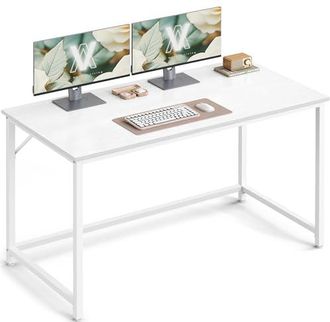 Vasagle Tisch, Computertisch, B&uuml;rotisch, 120 x 60 x 76 cm, f&uuml;r Arbeitszimmer, Schlafzimmer, Wohnzimmer, ahornwei&szlig; LWD039W01V1