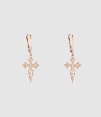 Stone Paris Boucles doreilles Dormeuses Blood Or Diamonds