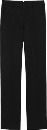 Ami Homme, Pantalons, Noir, Taille: W40 Wool Straight Pantalons