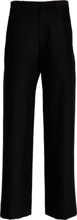 Victoria Beckham Femme, Pantalons, Noir, Taille: 38 FR Wide Pantalons