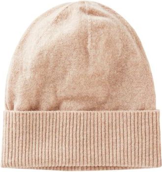 Benetton Bonnet en Tricot 1002da010, Beige, Taille Unique Femme