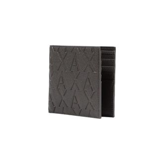 A|X Armani Exchange Embossed Logo Wallet - Brown