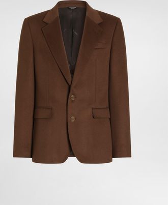 Dolce & Gabbana Jacke Sicilia Light Aus Kaschmir, Einreihig - Mann Anz&uuml;ge Und Blazer 54