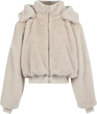 No Name Veste Sherpa Carter - Femme - Vestes - Beige - Taille: 36 FR