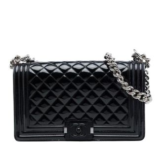Chanel Sac bandouli&egrave;re Boy Flap Pre-owned - Femme - Pre-owned - Noir - Taille: ONE Size