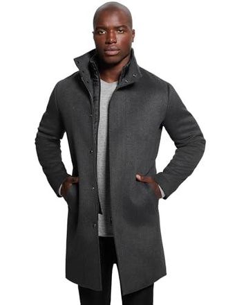 Guess URBAN COAT DWHT - DOWNEY HEATHER M96 Small, DWHT - DOWNEY HEATHER M96, S-M