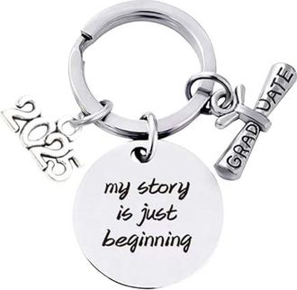 Generic Souvenir de la saison de remise de dipl&ocirc;me 2025 : porte-cl&eacute;s en m&eacute;tal inoxydable pour sac &agrave; dos, b&acirc;ton r&eacute;tractable, C, taille unique