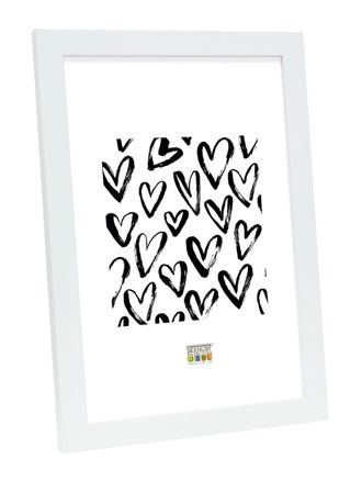 Deknudt Frames Deknudt Bilderrahmen, Kunstharz, 15 x 20 cm, Weiß