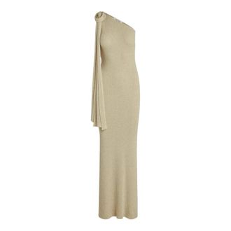 Aya Muse Dara One Shoulder Dress - - Dresses - Damen - Beige - S