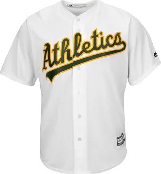 Majestic Athletic Majestic Oakland Athletics As Cool Base MLB Trikot Jersey wei&szlig; (L)