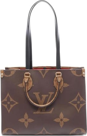 Louis Vuitton Mittelgroßer 2020 Giant Monogram Canvas-Tote Bag - Braun