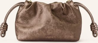 Loewe Clutch Flamenco Mini braun