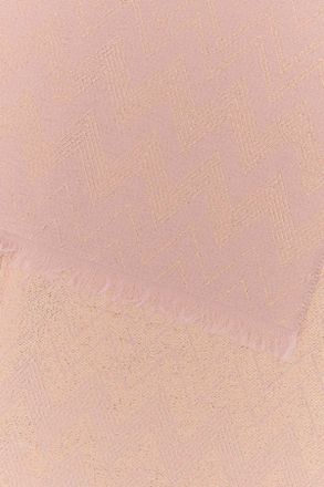 Missoni Womens Pink Wool Blend Scarf Rosa Sciarpe E Foulard Scarfs