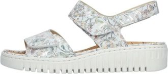 Waldl&auml;ufer Offene Ledersandale - - Shoes - Damen - Wei&szlig; - 40 1/2 EU
