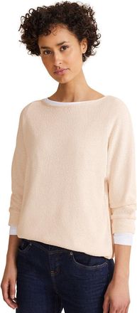 Street One Damen T-Shirt 3/4 Arm, lucid white, 40