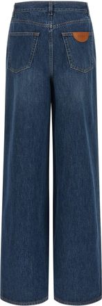 Chlo&eacute; Palazzo Jeans - Blue