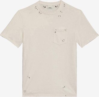 Isabel Marant Tee Shirt Yezra - Homme - Écru - Taille XS - Isabel Marant